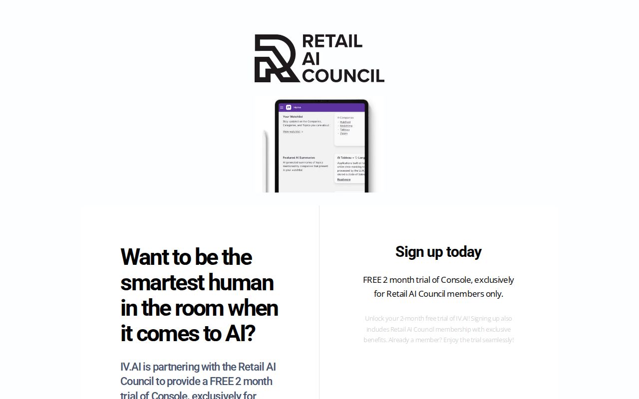 Retail AI Council